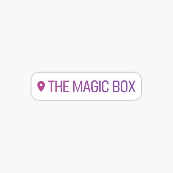 "Buffy the Vampire Slayer - Location The Magic Box" Sticker for Sale by ...