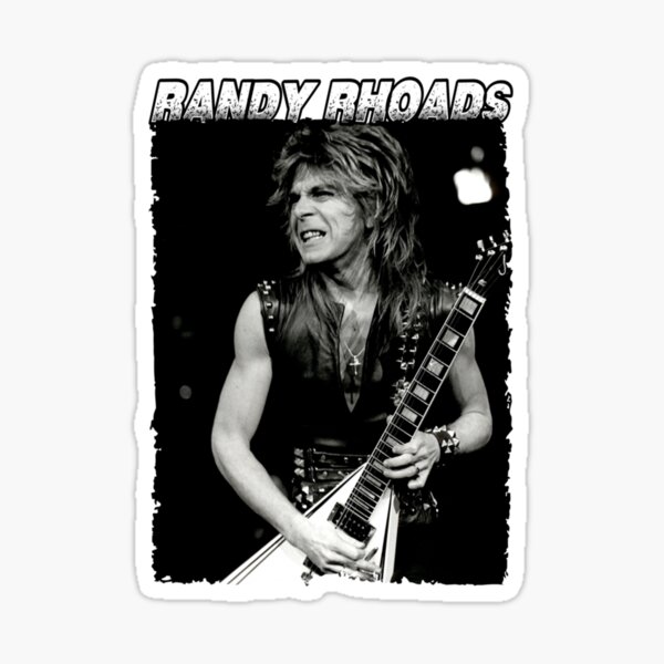 "Randy Rhoads" Sticker for Sale by Lorielrobinson | Redbubble