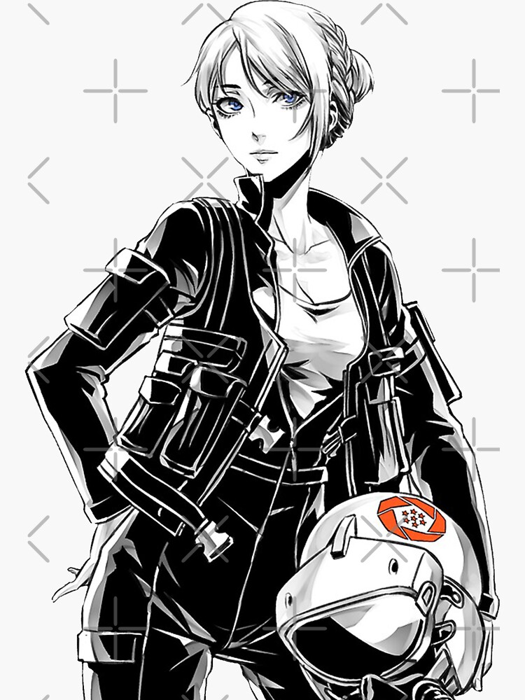 "Ace Combat - Erusea Princess Pilot" Sticker for Sale by IQTees | Redbubble