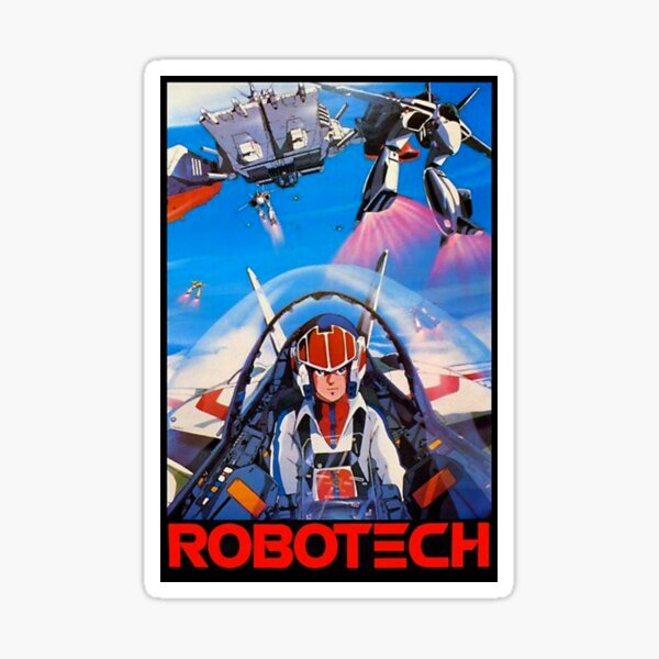 "Robotech" Sticker for Sale by Juanscorner | Redbubble