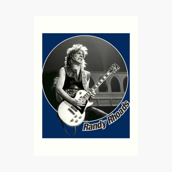 "Randy Rhoads .png " Art Print for Sale by Lorielrobinson | Redbubble
