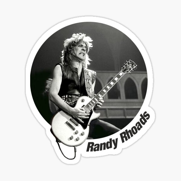 "Randy Rhoads .png " Sticker for Sale by Lorielrobinson | Redbubble