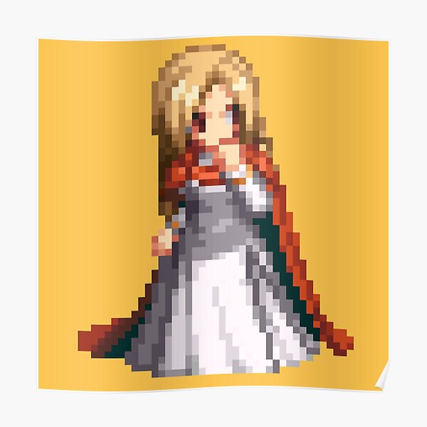 "Ovelia Standby Final Fantasy Tactics Pixel Art" Poster for Sale by ...