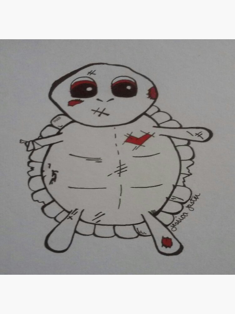 "Zombie Turtle: Zombie Creature" Sticker for Sale by JLJasterArt ...