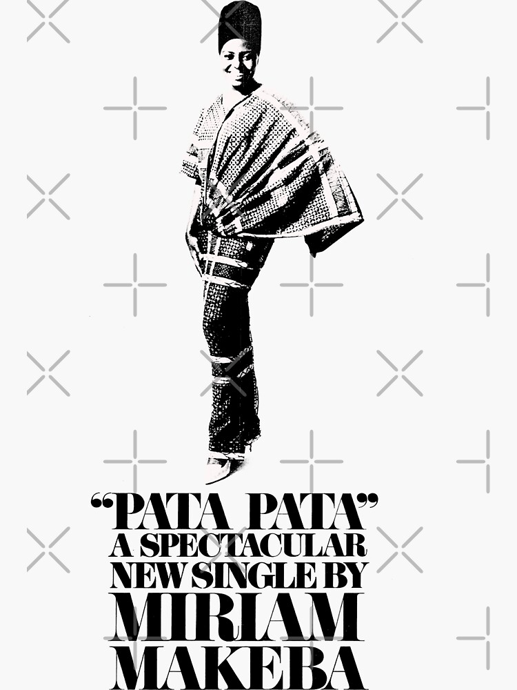"Pata Pata - Vintage 1960s Advert" Sticker for Sale by CarbonCoping ...
