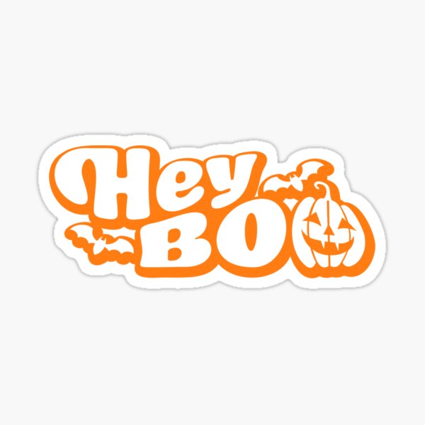 "Hey Bo Halloween" Sticker for Sale by ondie-und-dipro | Redbubble