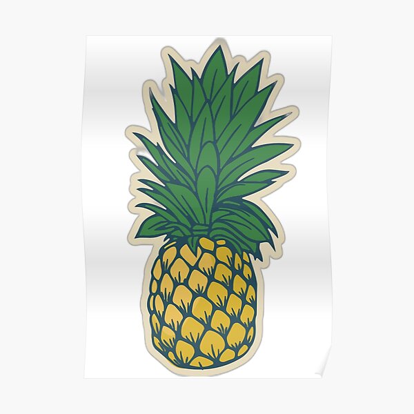 "Ananas" Poster for Sale by LaSalvador | Redbubble