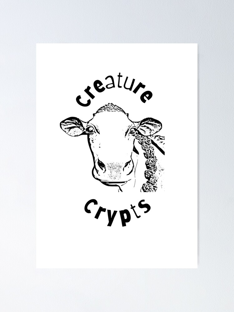 "Emily the Cow" Poster for Sale by CreatureCrypts | Redbubble