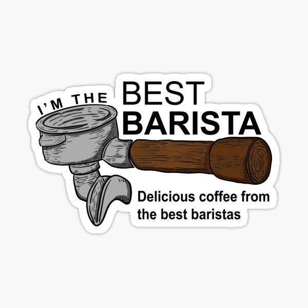 "Barista Coffee" Sticker for Sale by Genali | Redbubble