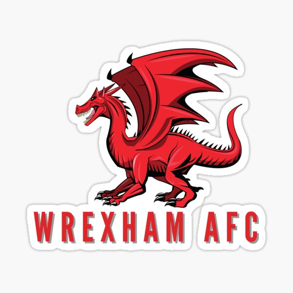 "Wrexham Afc" Sticker for Sale by GoldfishDesign | Redbubble