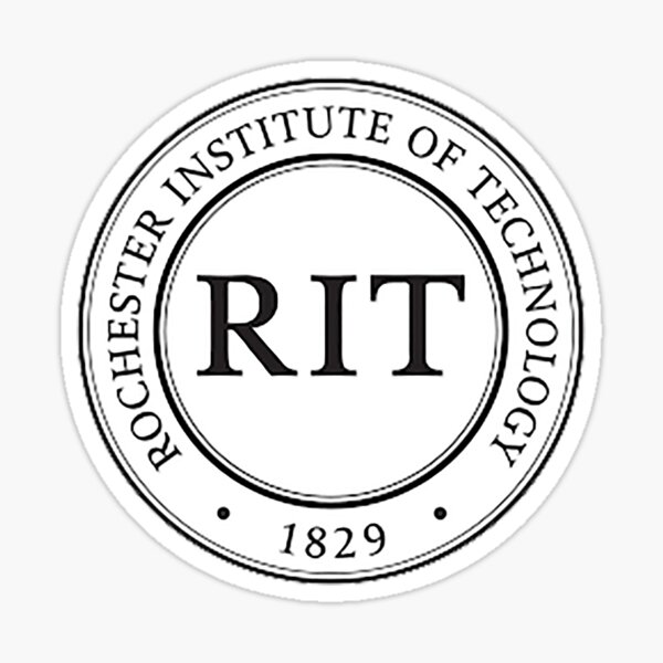 "Rochester Institute Of Technology | Logo" Sticker for Sale by ankurred ...