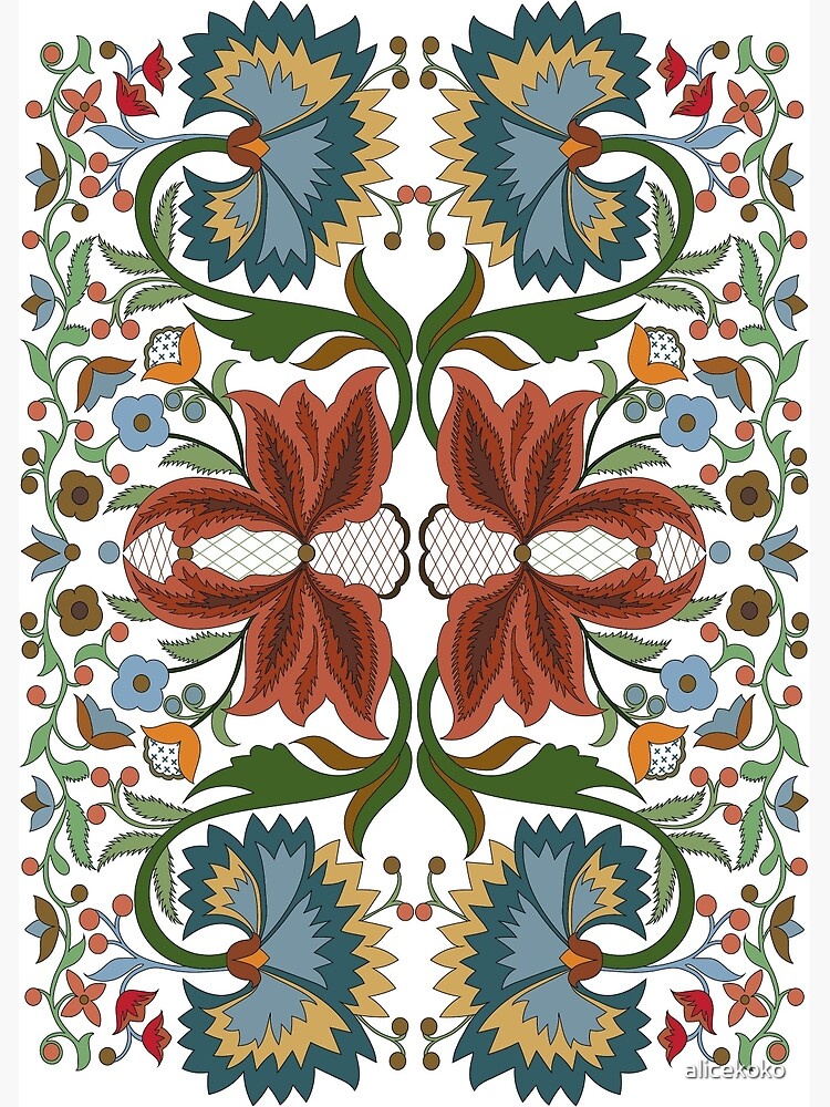 "Estonian Flowers II" Canvas Print for Sale by alicekoko | Redbubble