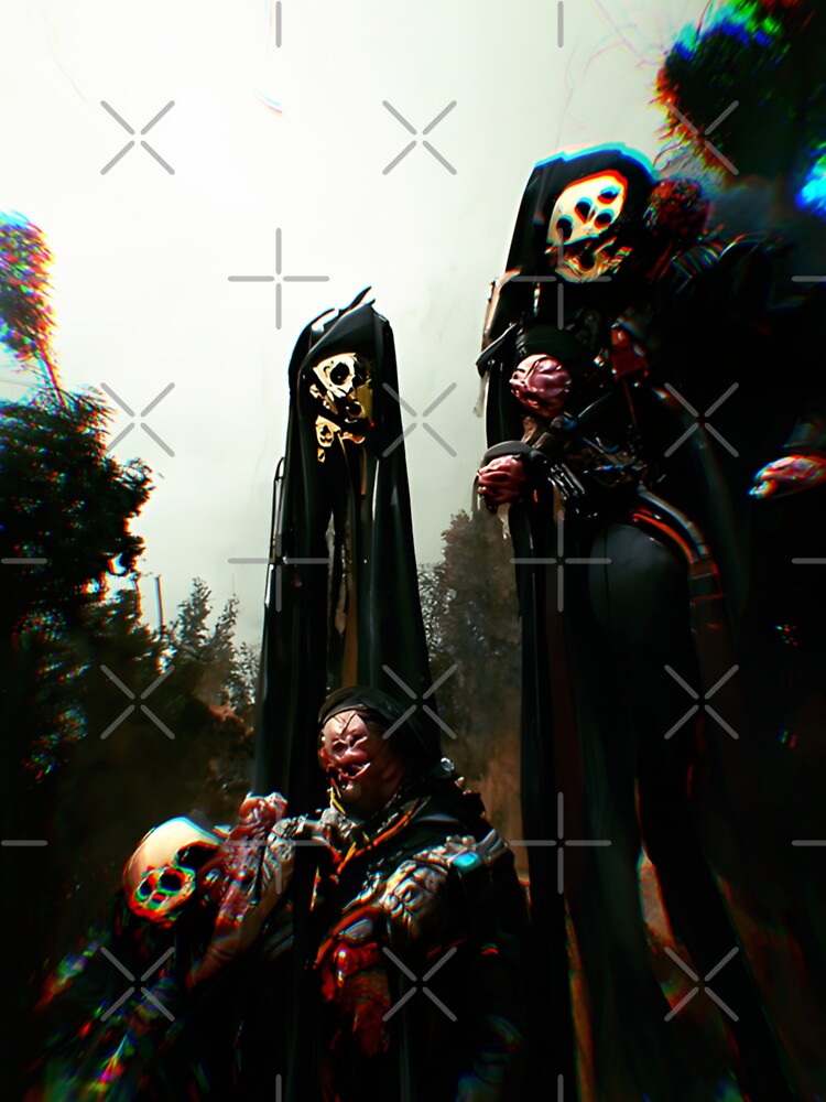 "Creepy figures" Sticker for Sale by B1Alessandrath | Redbubble