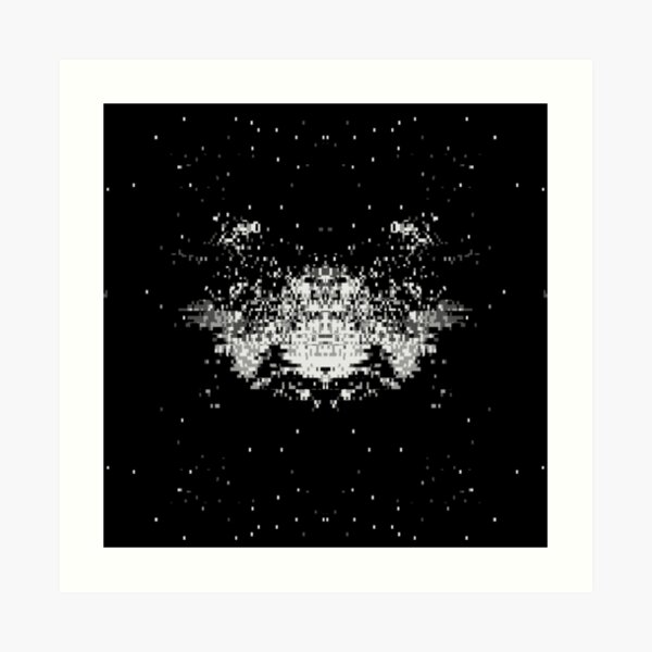 "Glitch 8-Bit Pixel Art" Art Print by widmore | Redbubble
