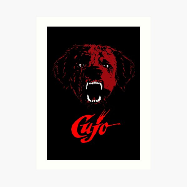 "CUJO [dog]" Art Print for Sale by DCdesign | Redbubble