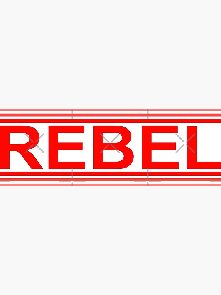 "Red Rebel with Fading Lines" Poster for Sale by GraffitiJoe | Redbubble