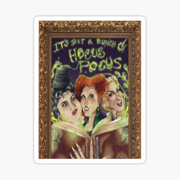 "Hocus pocus 2 a " Sticker for Sale by TheLunarDen | Redbubble