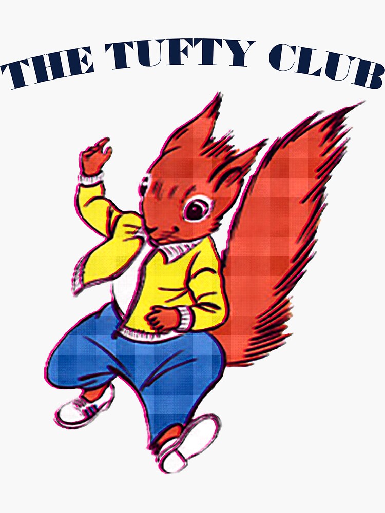 "Tufty Club" Sticker for Sale by GRAFIKA65 | Redbubble