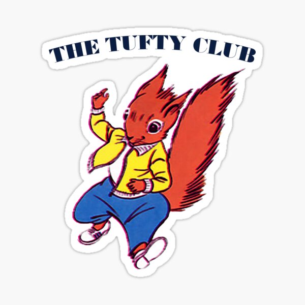 "Tufty Club" Sticker for Sale by GRAFIKA65 | Redbubble