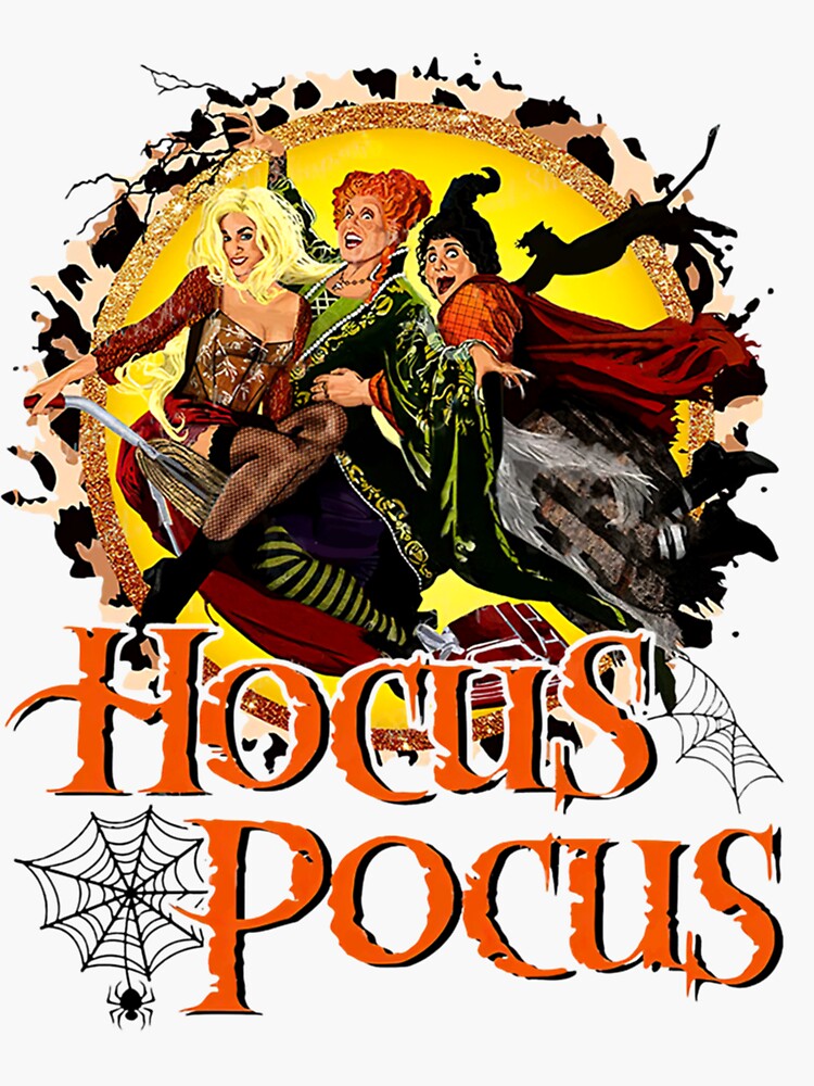 "Hocus Pocus Leopard " Sticker for Sale by TheLunarDen | Redbubble