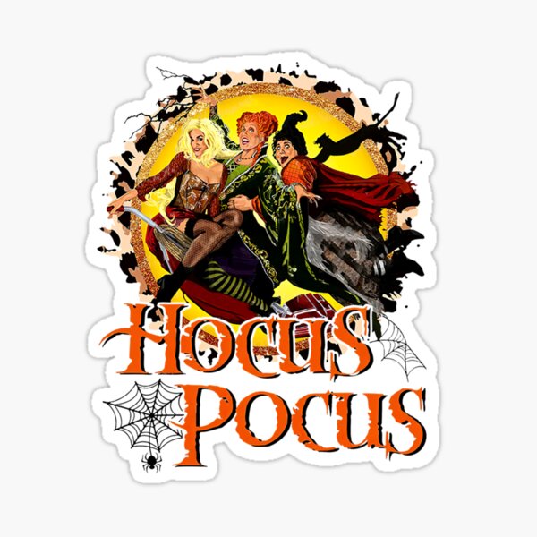 "Hocus Pocus Leopard " Sticker for Sale by TheLunarDen | Redbubble