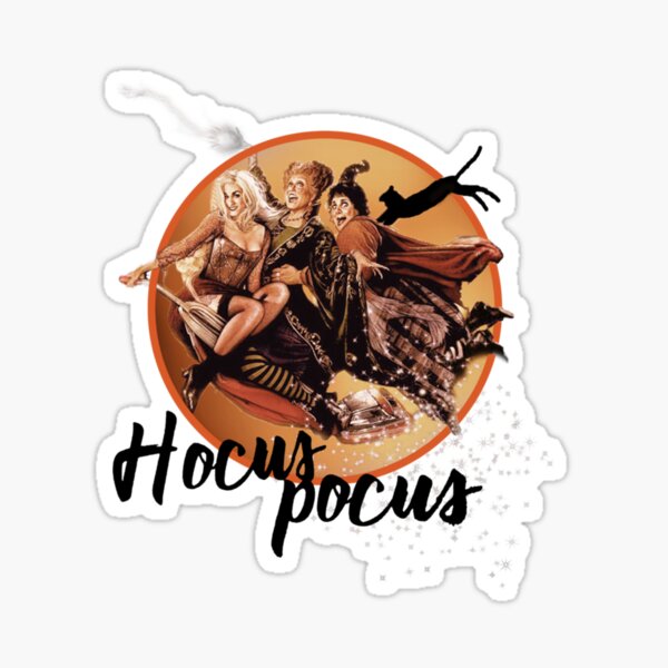 "Hocus Pocus Moon Funny " Sticker for Sale by TheLunarDen | Redbubble