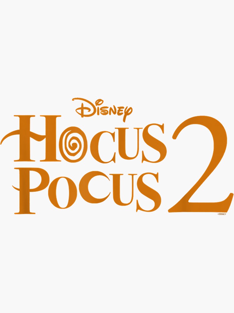 "Hocus Pocus 2 Logo " Sticker for Sale by TheLunarDen | Redbubble