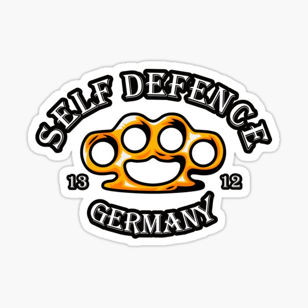 "Self Defence" Sticker for Sale by BadKraut | Redbubble