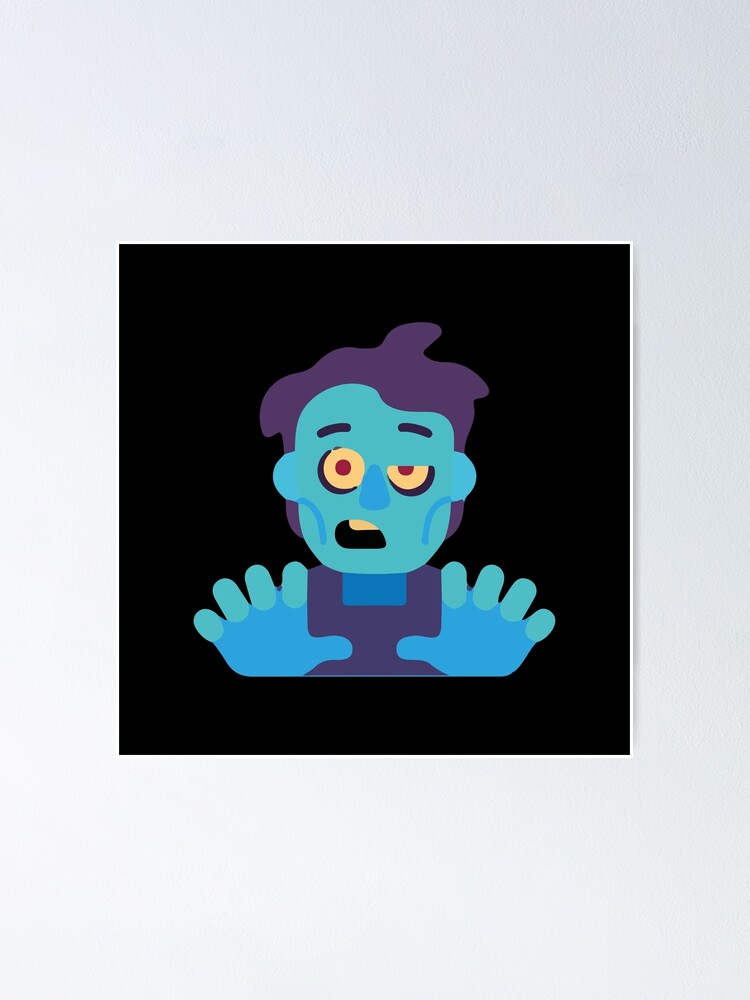 "Zombie emoji" Poster for Sale by ThatBanana | Redbubble