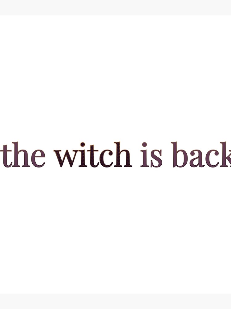 "HOCUS POCUS 2 the witch is back" Poster for Sale by TheLunarDen ...