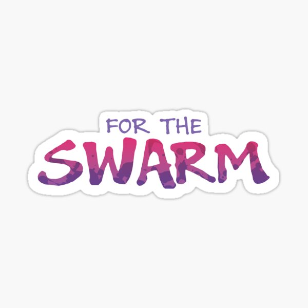 "For the Swarm" Sticker for Sale by cbackhaus | Redbubble
