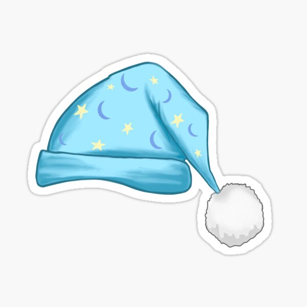 "Sleeping Hat " Sticker for Sale by GMXO | Redbubble