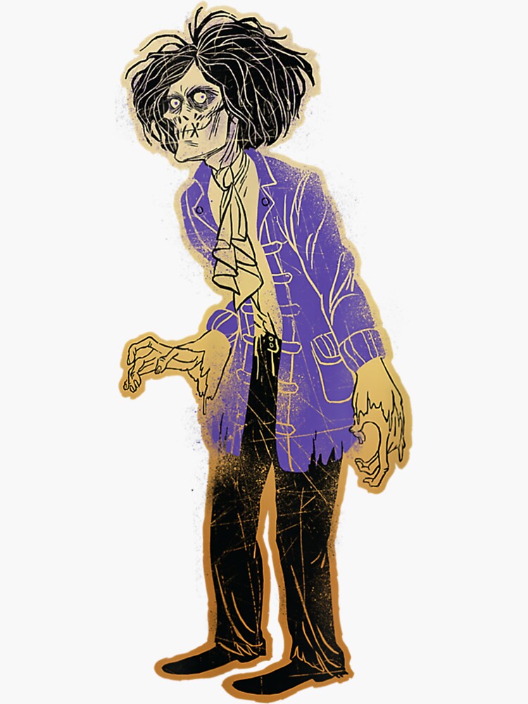 "Hocus Pocus Billy Butcherson " Sticker for Sale by TheLunarDen | Redbubble