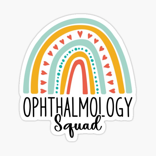 "Ophthalmology Squad" Sticker for Sale by ccdesign42 | Redbubble