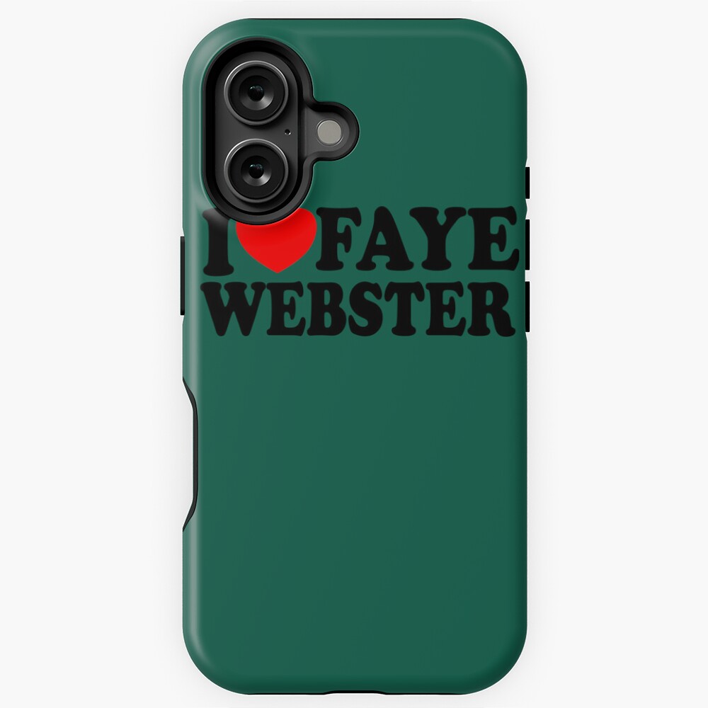 "i love faye webster sticker gift for faye lovers" Sticker for Sale by ...