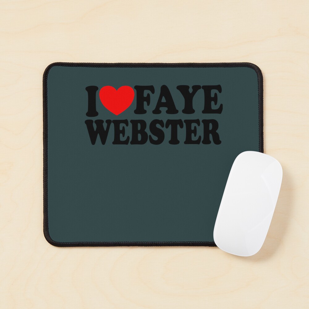 "i love faye webster sticker gift for faye lovers" Sticker for Sale by ...