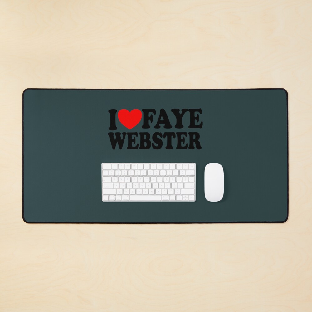 "i love faye webster sticker gift for faye lovers" Sticker for Sale by ...