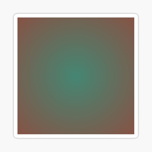 "Ironstone Radial Gradient #1 | Beautiful Gradients" Sticker for Sale ...