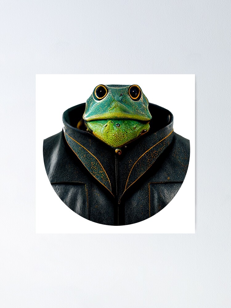 "Gangster Frog" Poster for Sale by kalikirpi | Redbubble