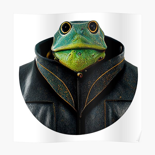 "Gangster Frog" Poster for Sale by kalikirpi | Redbubble