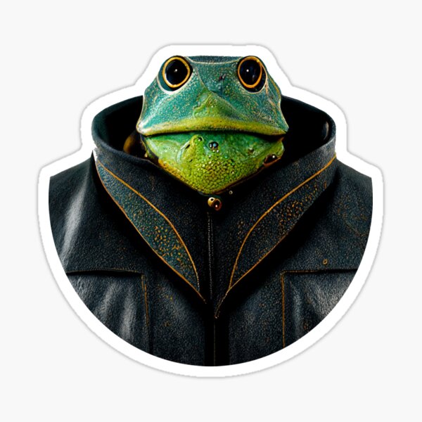 "Gangster Frog" Sticker for Sale by kalikirpi | Redbubble