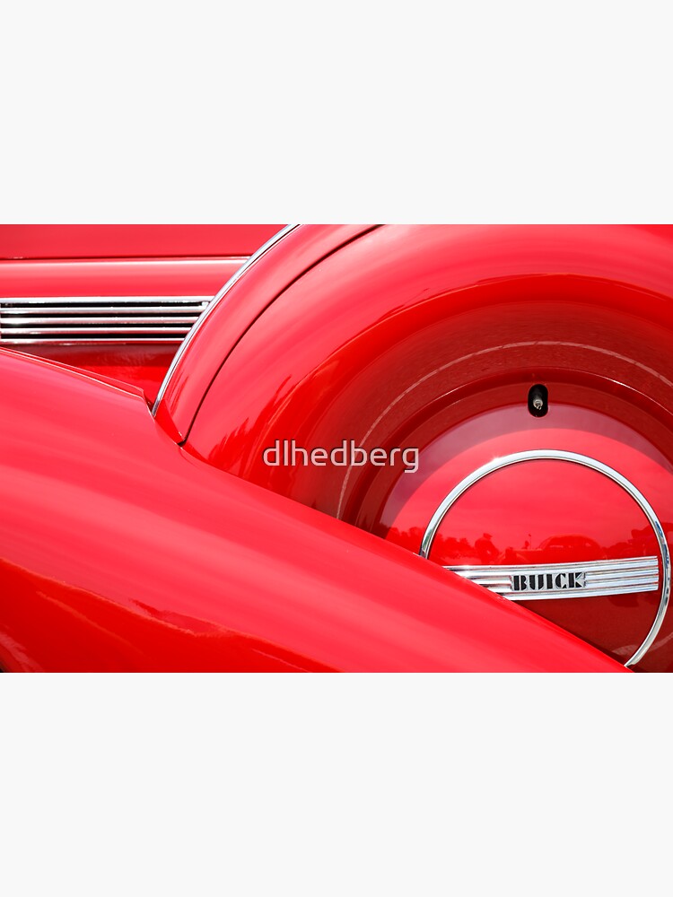 "Red Buick" Sticker by dlhedberg | Redbubble