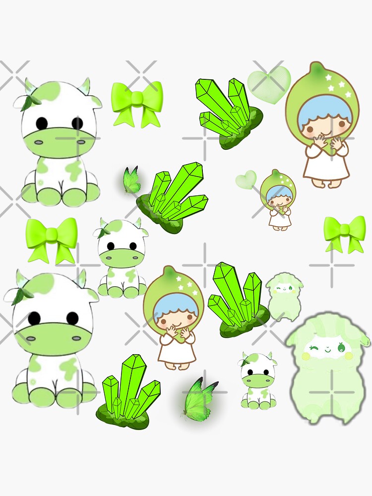 "Lime Green aesthetic hydro stickers " Sticker for Sale by ...