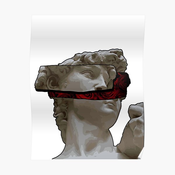 "Statue of David" Poster for Sale by diminikado | Redbubble