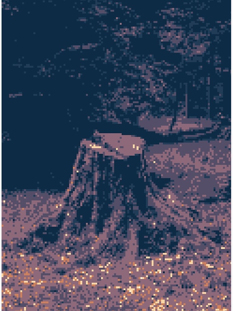 "The Lonely Stump" Poster for Sale by BunchesOfOats | Redbubble