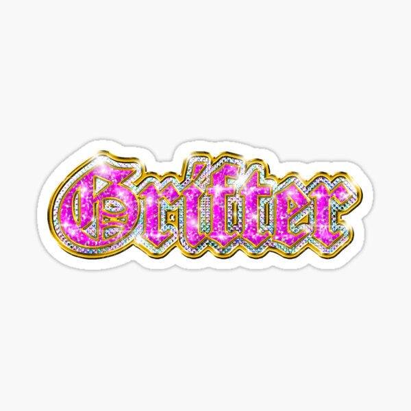"Grifter Faux Foil - Pink" Sticker for Sale by AuntieVaxxer | Redbubble