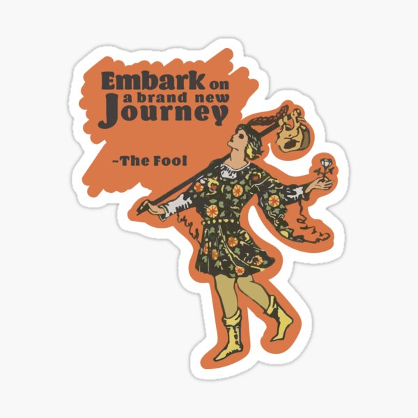 "The Fool V2 - Classic Tarot Collection" Sticker for Sale by dlmoore ...