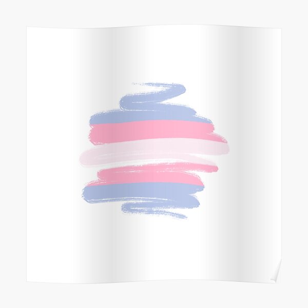 "Trans flag" Poster for Sale by RatRancid | Redbubble