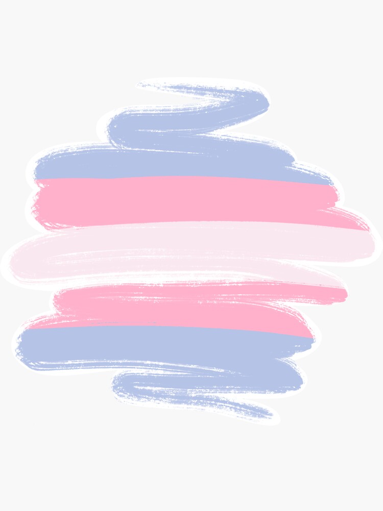 "Trans flag" Sticker for Sale by RatRancid | Redbubble