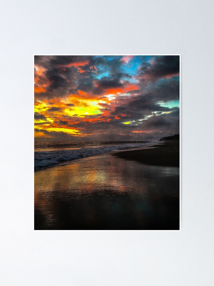 "Malibu Leo Carrillo Beach Sunset, Malibu Point Dume Coast Aesthetic ...